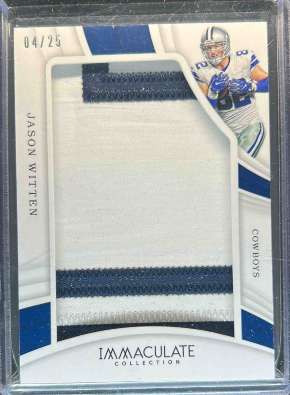 Jason Witten 2019 Immaculate #IL-52 Immaculate Numbers /25 Price Guide ...