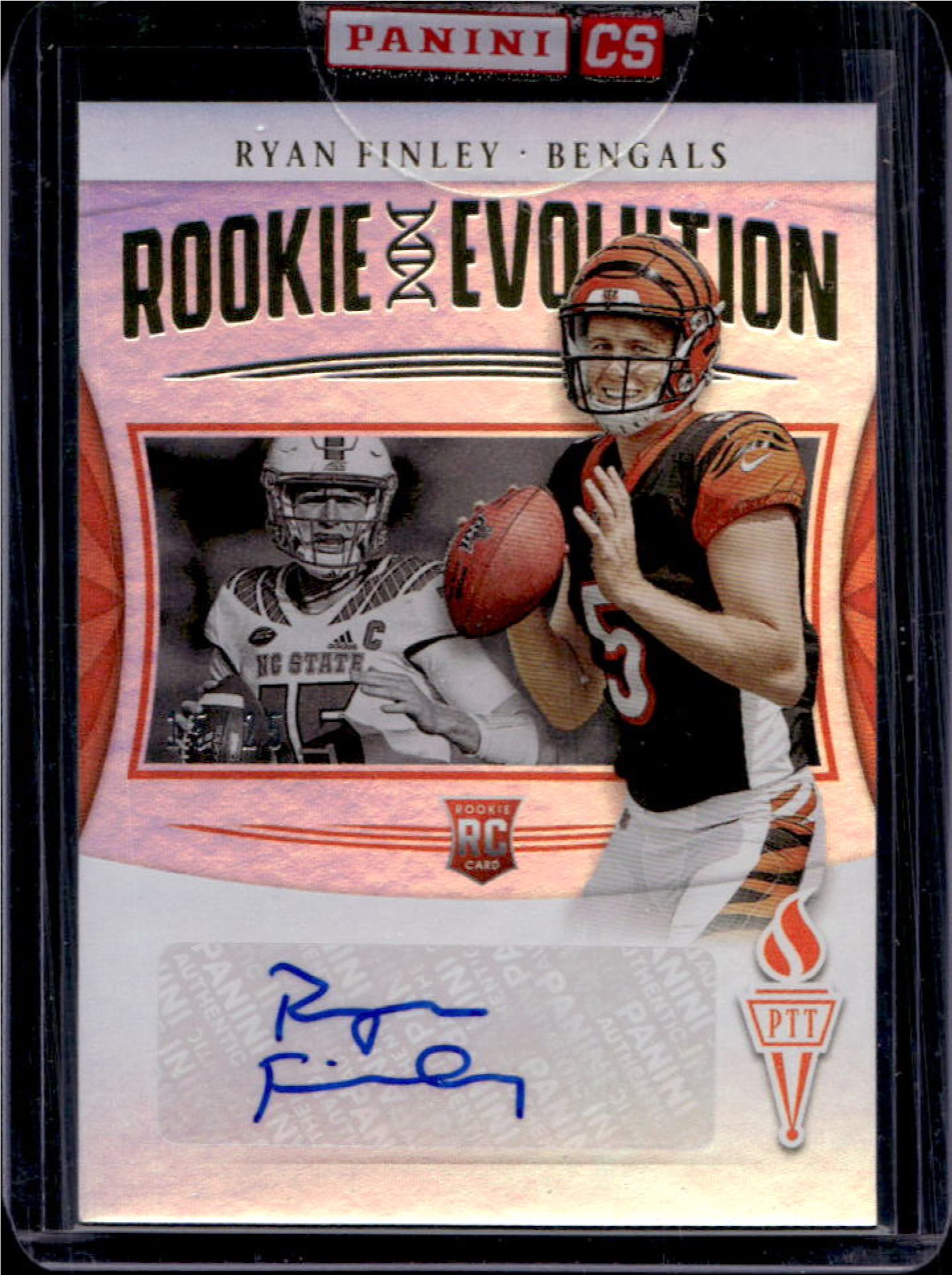 Ryan Finley 2019 Passing The Torch #RE-RF Rookie Evolution Autographs ...