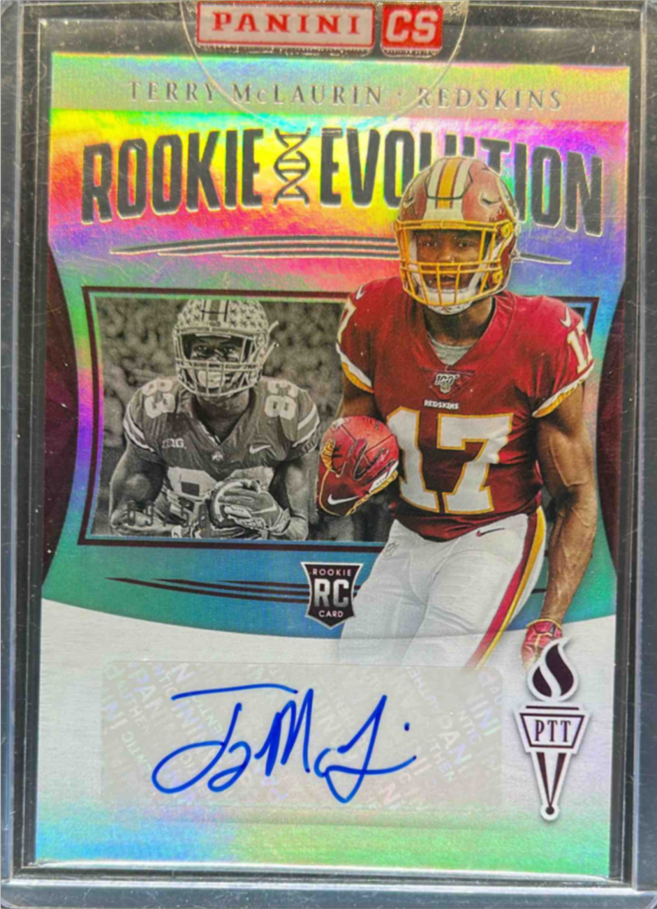 Terry McLaurin 2019 Passing The Torch #RE-TM Rookie Evolution ...