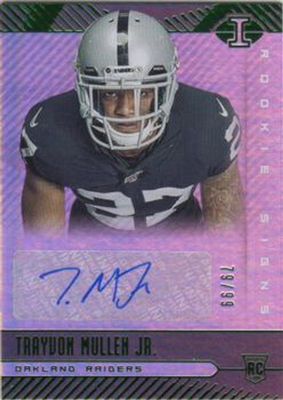 Trayvon Mullen Jr. 2019 Illusions #RS-TMJ Rookie Signs - Green /99 ...