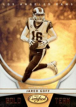 Jared Goff 2019 Certified #GT-JG Gold Team Price Guide - Sports Card ...
