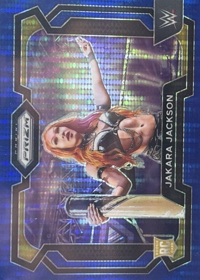 Jakara Jackson 2024 Prizm WWE #12 Blue Pulsar /75 Price Guide - Sports ...