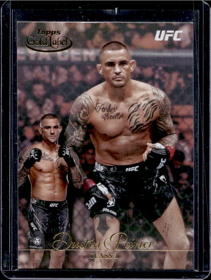 Dustin Poirier 2024 Topps Gold Label UFC #15 Class 1 Price Guide ...