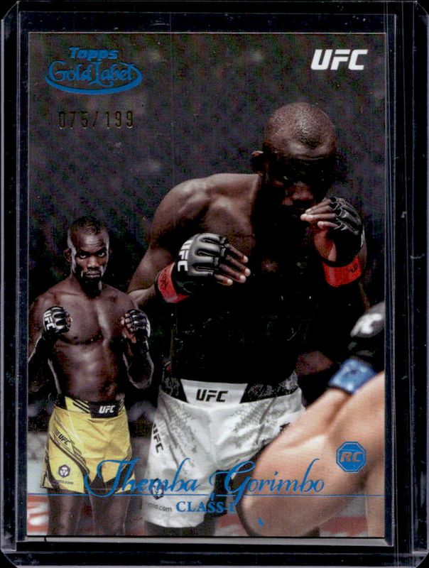 Themba Gorimbo 2024 Topps Gold Label UFC #7 Class 1 - Blue /199 Price ...