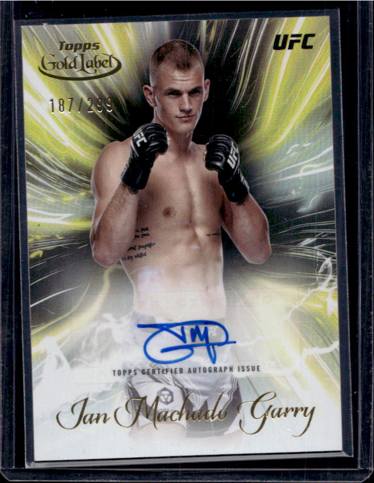 Ian Machado Garry 2024 Topps Gold Label UFC #SGS-IMG Surging Signatures ...