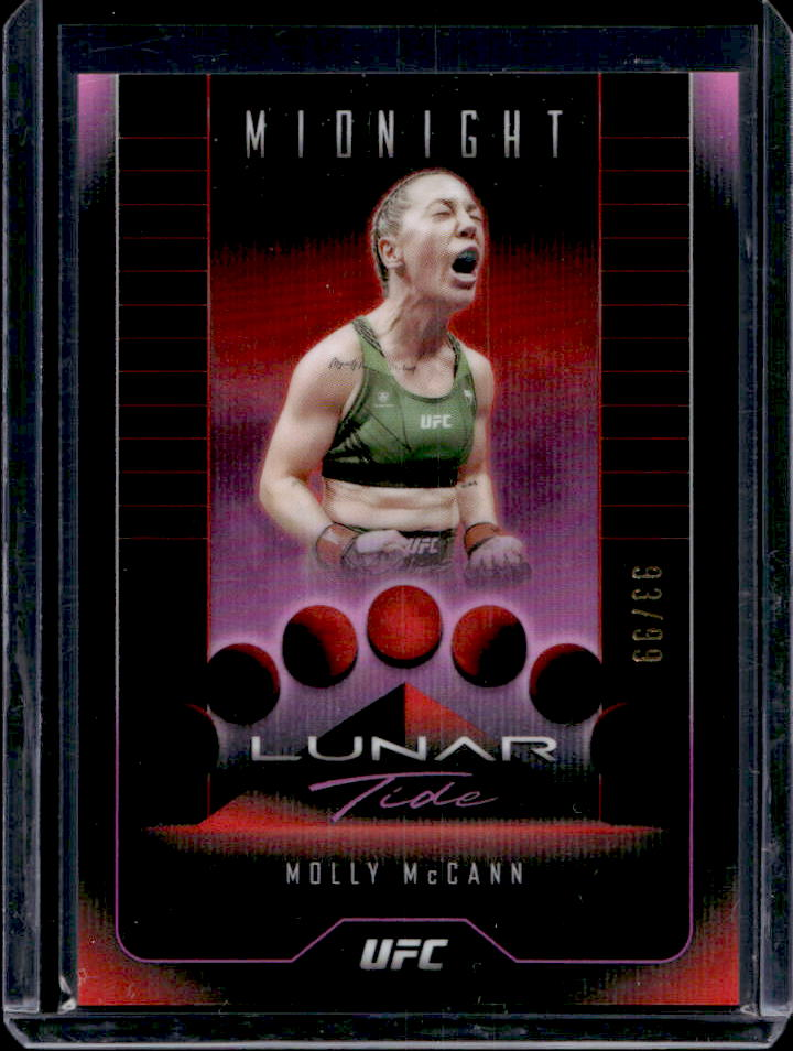 Molly McCann 2024 Topps Midnight UFC #LT-8 Lunar Tide - Twilight /99 ...