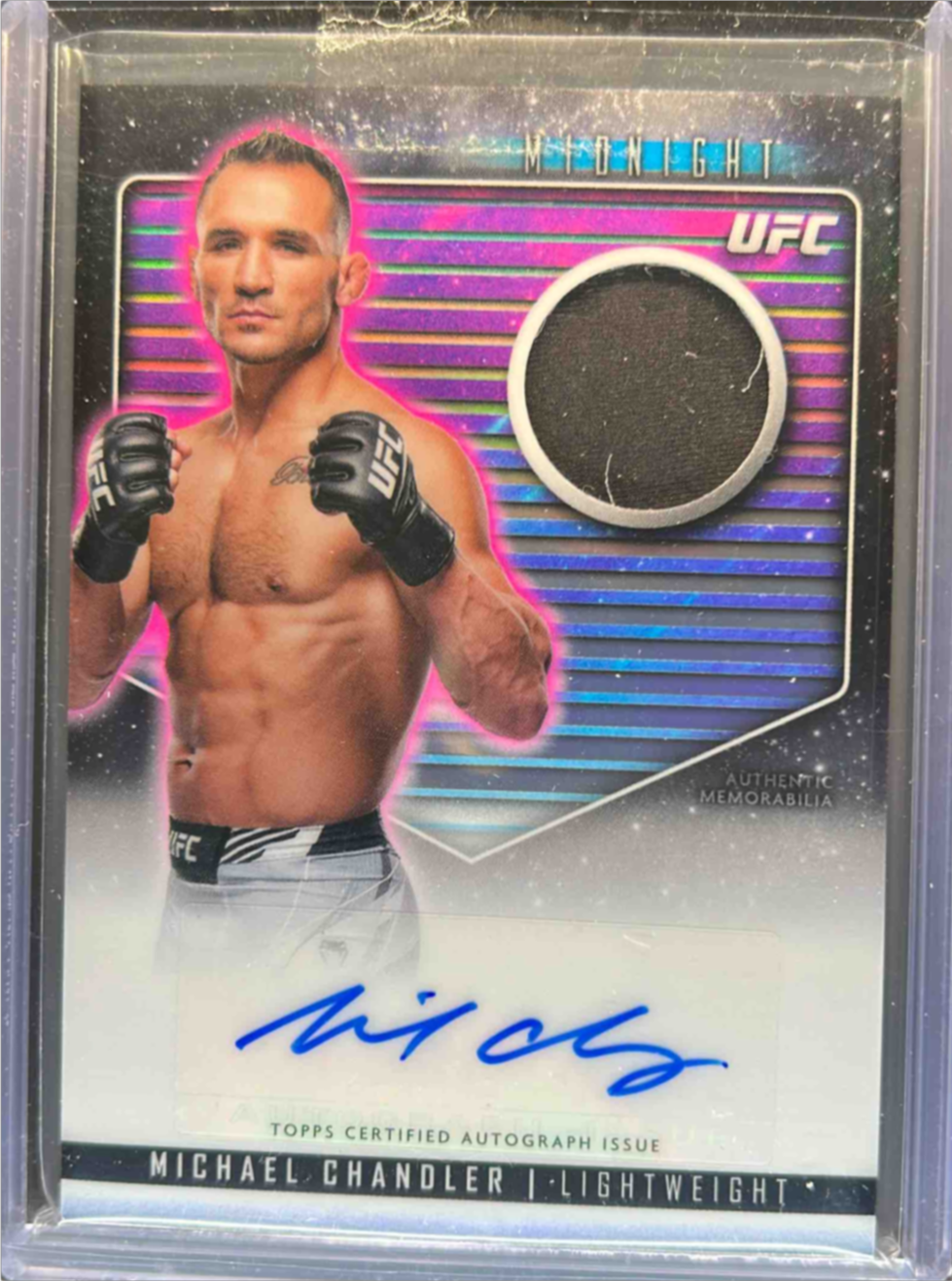 Michael Chandler 2024 Topps Midnight UFC #RCA-MCH Relic Autographs ...