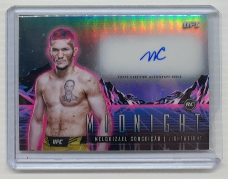 Melquizael Conceicao 2024 Topps Midnight UFC #HS-MCA Horizon Signatures ...