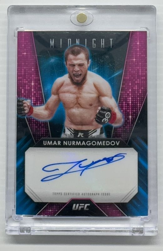 Umar Nurmagomedov 2024 Topps Midnight UFC #GG-UMV Glimmer Graphs Price ...