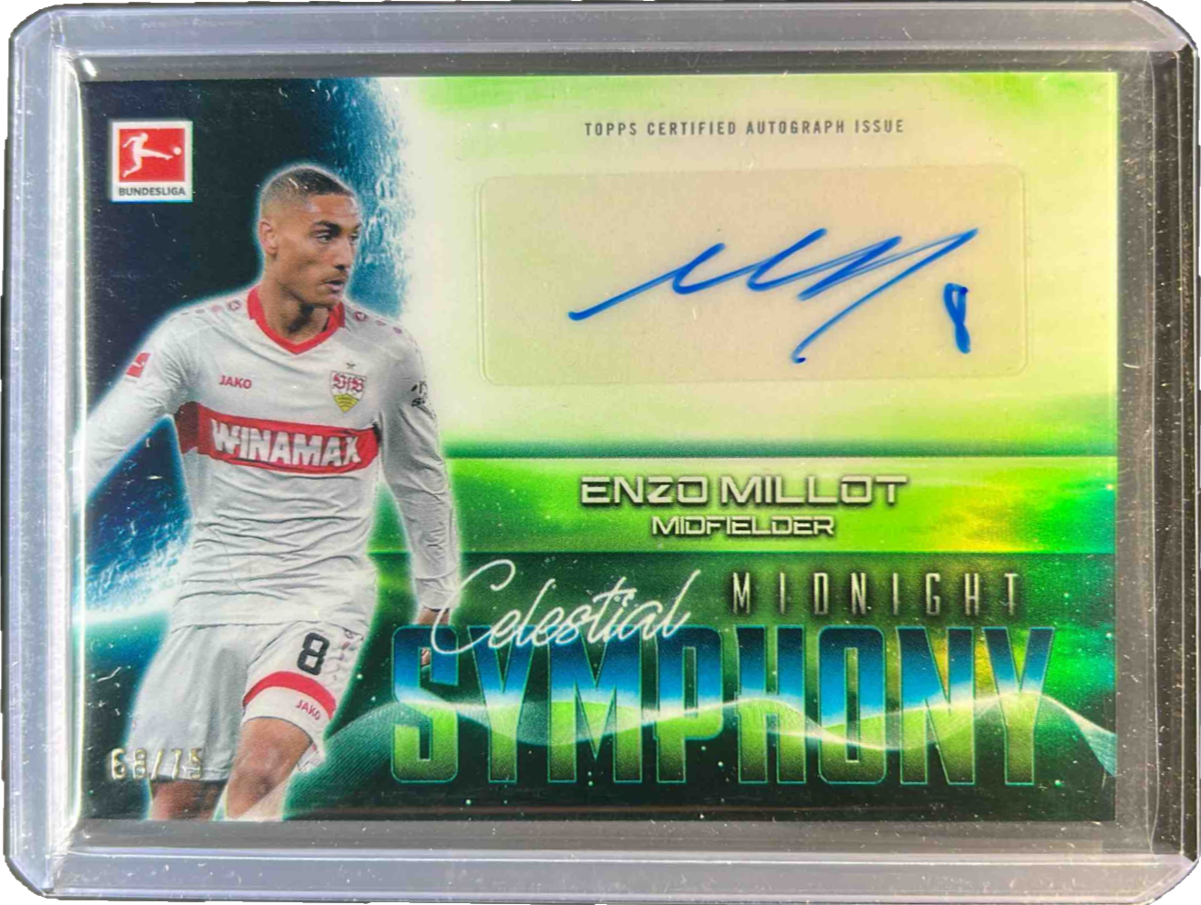 Enzo Millot 2024 Topps Bundesliga Midnight #CS-EM Celestial Symphony ...