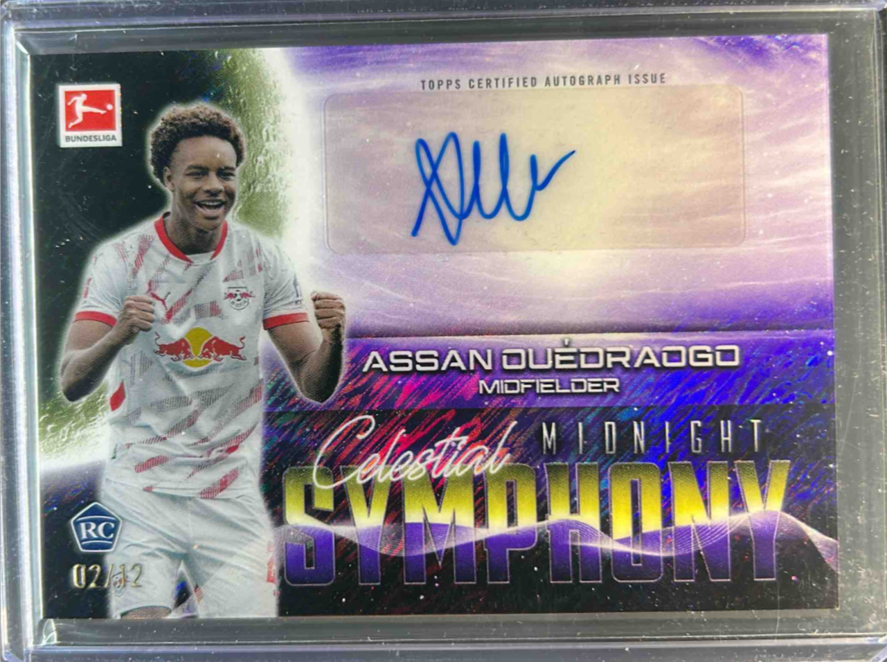 Assan Ouedraogo 2024 Topps Bundesliga Midnight #CS-AO Celestial ...