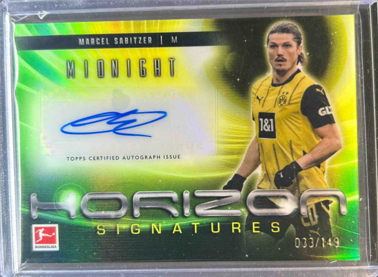 Marcel Sabitzer 2024 Topps Bundesliga Midnight #HS-MS Horizon ...