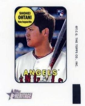 Shohei Ohtani 2018 Topps Heritage #69TD-SO 1969 Topps Decals High ...