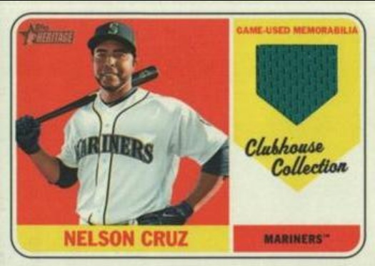 Nelson Cruz 2018 Topps Heritage #CCR-NC Clubhouse Collection Relics ...