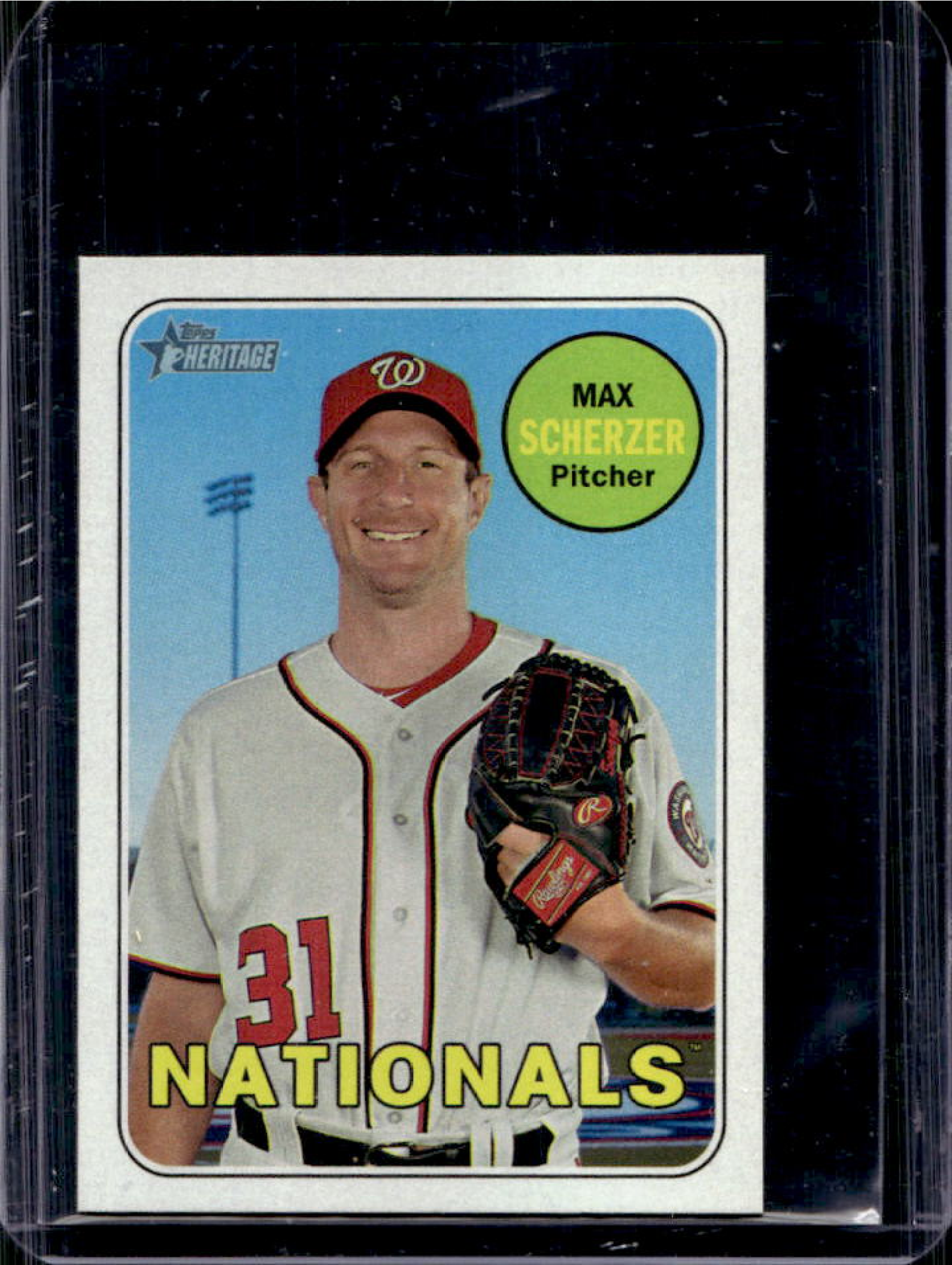 Max Scherzer 2018 Topps Heritage #67 Mini /100 Price Guide - Sports ...