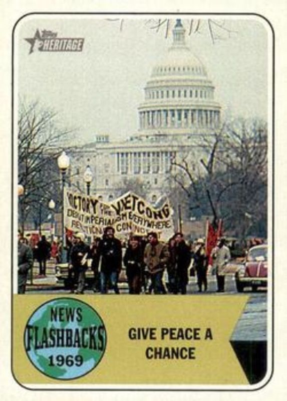 Vietnam War Protest March on Washington 2018 Topps Heritage #NF-13 News ...