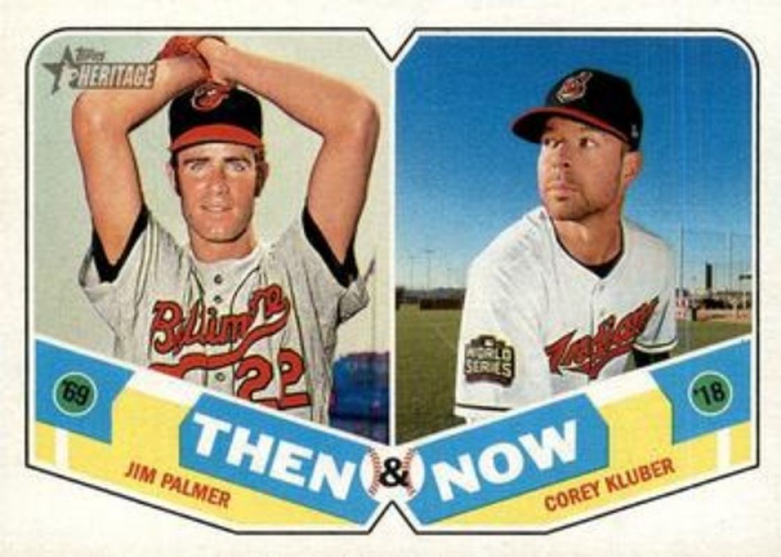 Corey Kluber / Jim Palmer 2018 Topps Heritage #TN-4 Then & Now Price Guide - Sports Card Investor