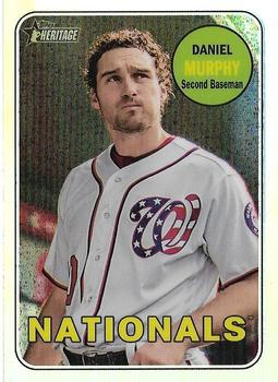 Daniel Murphy 2018 Topps Heritage #THC-326 Chrome - Refractor /569 ...