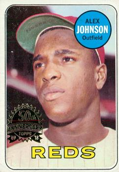 Alex Johnson 2018 Topps Heritage #280 50th Anniversary Buybacks Price ...