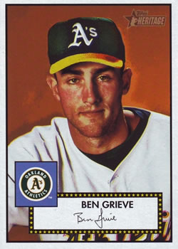 Ben Grieve 2001 Topps Heritage #53b Base Price Guide - Sports Card Investor