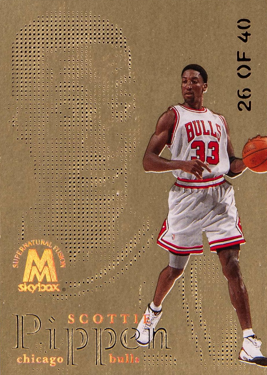 Scottie Pippen 1998 Skybox Molten Metal #46F Supernatural - Titanium ...