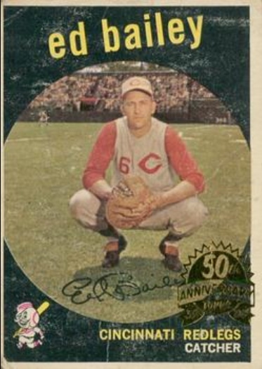Ed Bailey 2008 Topps Heritage #210 50th Anniversary Buybacks Price ...