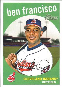 Ben Francisco 2008 Topps Heritage #608 Base Price Guide - Sports Card ...