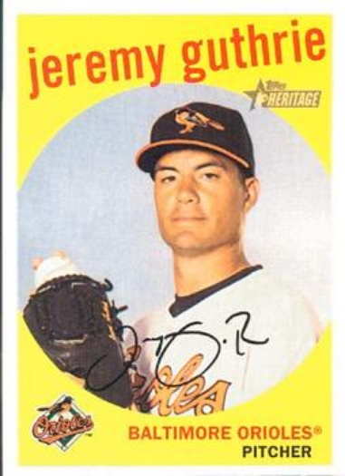 Jeremy Guthrie Baseball Cards Price Guide - Sports Card Investor