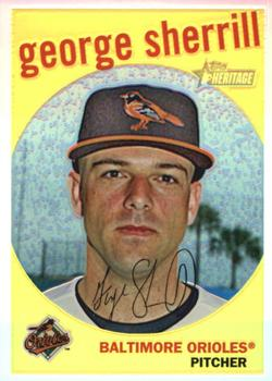 George Sherrill 2008 Topps Heritage #C217 Chrome Refractor /559 Price ...