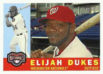 Elijah Dukes Baseball Cards Price Guide - Sports Card Investor