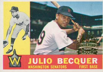 Julio Becquer 2009 Topps Heritage #271 50th Anniversary Buybacks Price ...