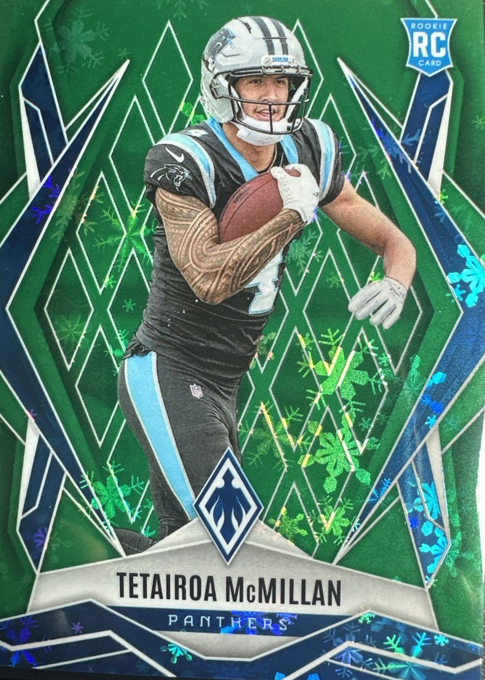 Tetairoa McMillan 2025 Phoenix #155 Green Winter /149 Price Guide ...