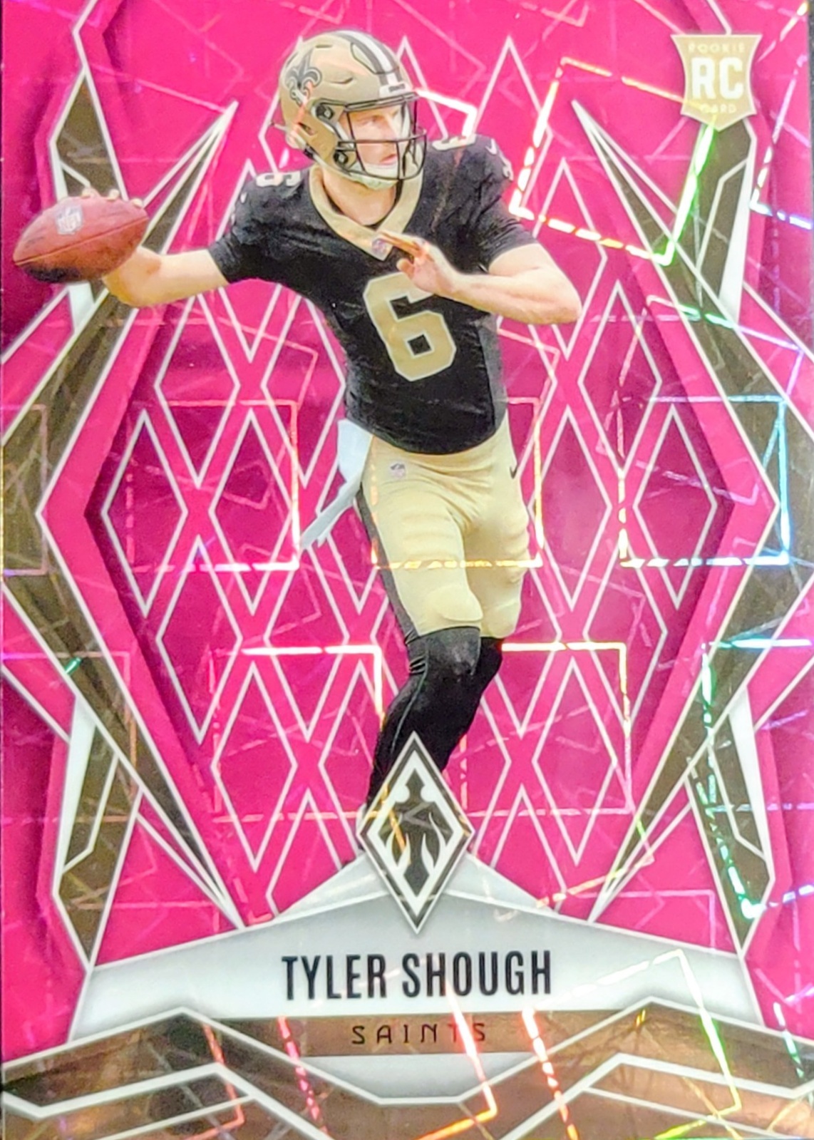 Tyler Shough 2025 Phoenix #169 Pink Lazer /149 Price Guide - Sports ...
