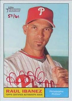 Raul Ibanez 2010 Topps Heritage #ROARI Real One Autographs - Red Ink ...
