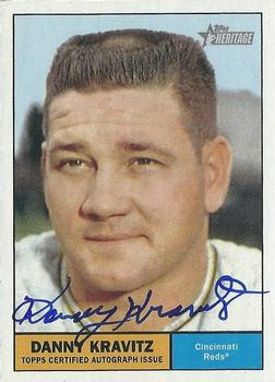 Danny Kravitz 2010 Topps Heritage #ROADK Real One Autographs Price ...