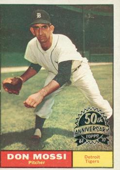 Don Mossi 2010 Topps Heritage #14 50th Anniversary Buybacks Price Guide ...