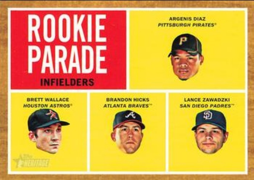 Argenis Diaz / Brandon Hicks / Brett Wallace Baseball Cards Price Guide ...