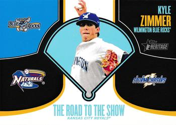 Kyle Zimmer 2013 Topps Heritage Minor League #RTTS-KZ Road to the Show ...