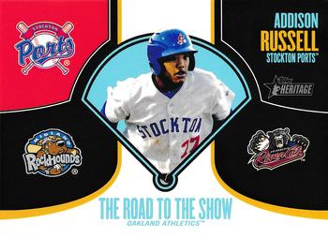 Addison Russell 2013 Topps Heritage Minor League #RTTS-AR Road to the Show Price Guide - Sports ...