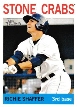 Richie Shaffer 2013 Topps Heritage Minor League #146 Venezuelan Price ...