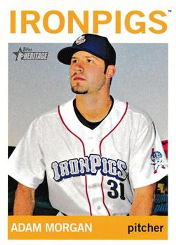 Adam Morgan 2013 Topps Heritage Minor League #71 Venezuelan Price Guide ...