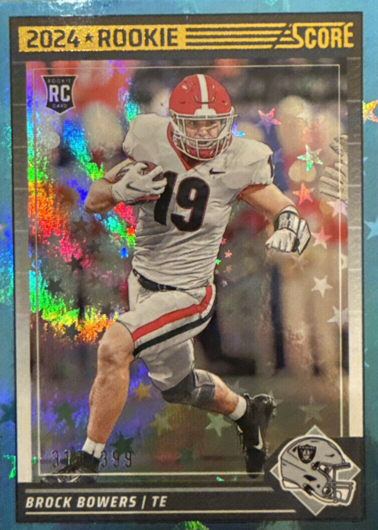 Brock Bowers 2024 Score #310 Stars /399 Price Guide - Sports Card Investor