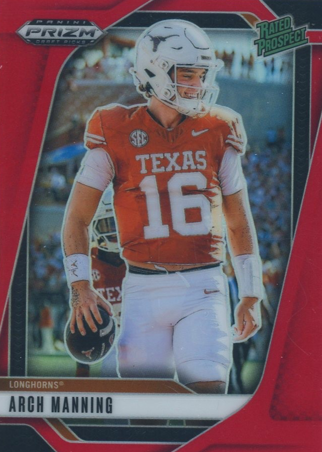 Arch Manning 2025 Prizm Draft Picks #166 Red /399 Price Guide - Sports ...