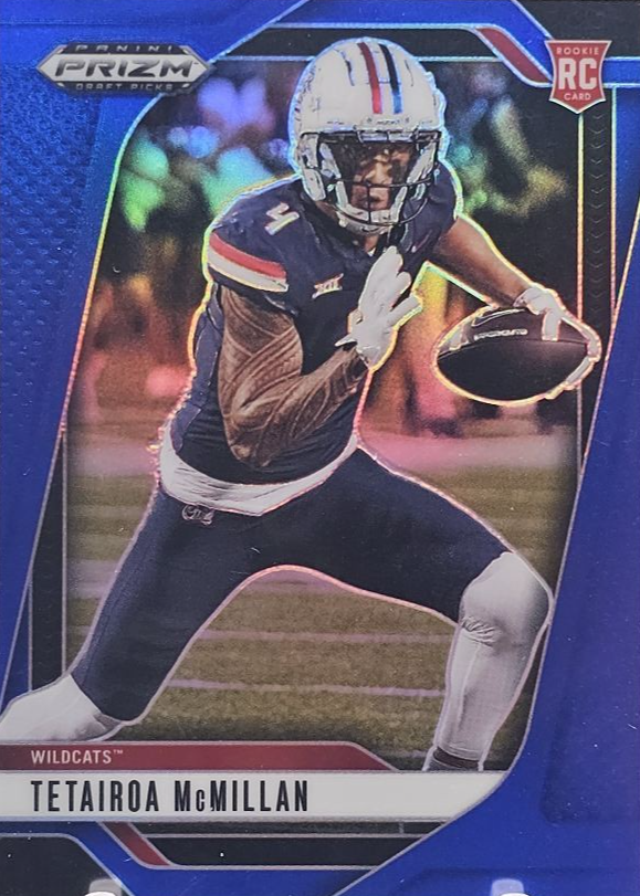 Tetairoa McMillan 2025 Prizm Draft Picks #8 Blue /249 Price Guide ...