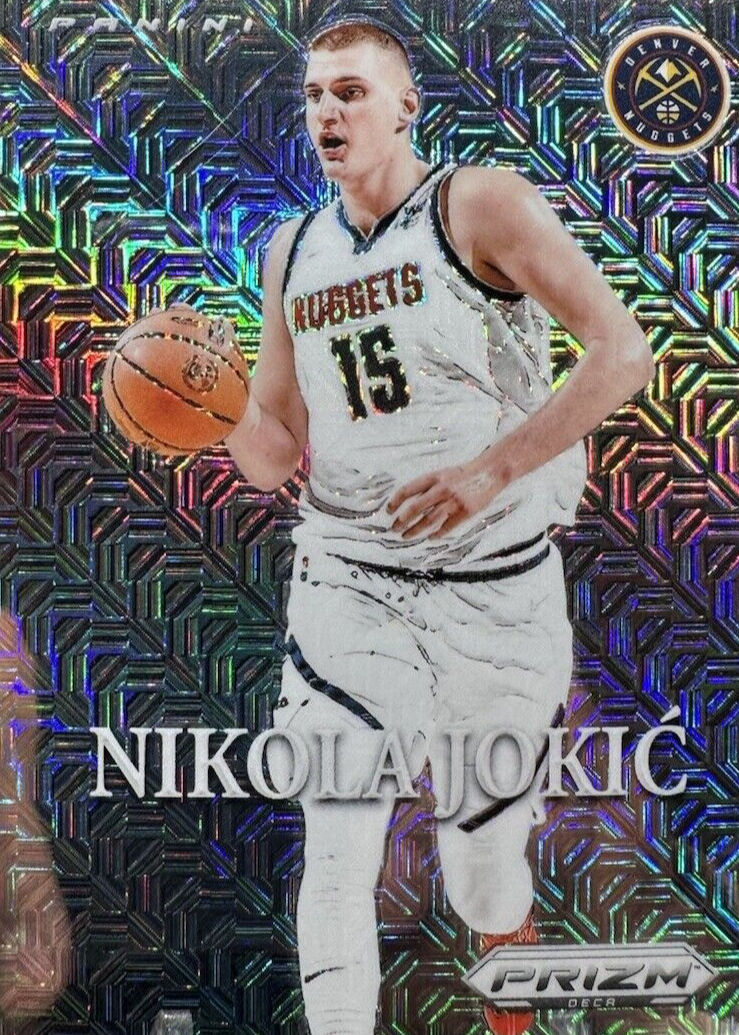 Nikola Jokic 2023 Prizm Deca #3 Most Valuable Players - Mojo /25 Price ...