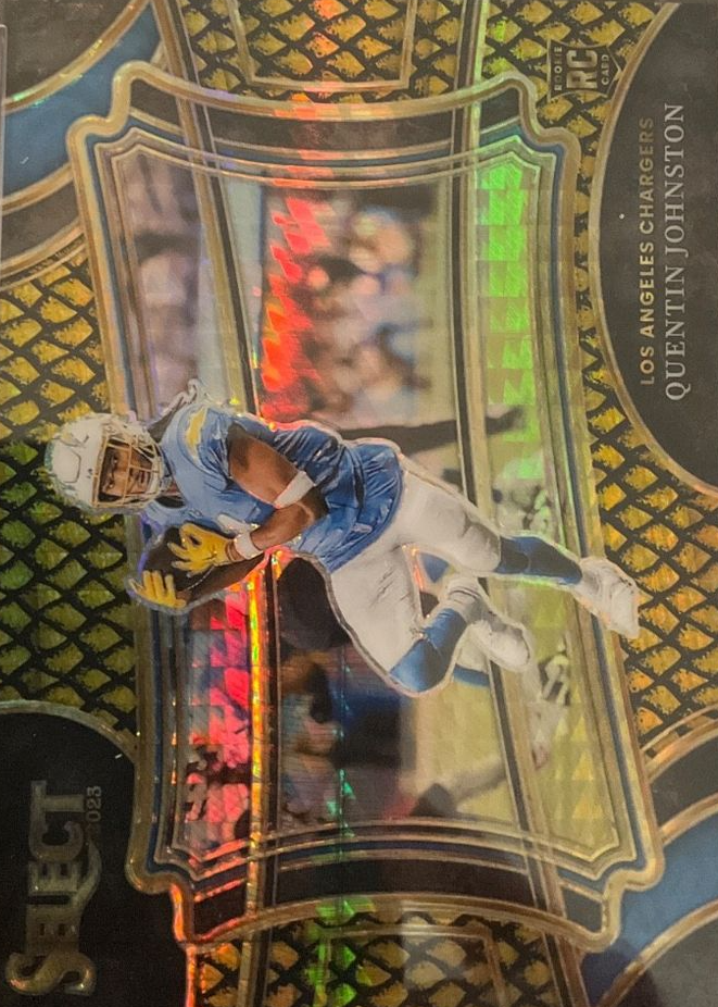 Quentin Johnston 2023 Select #353 Field Level Gold Dragon Scale /10 ...
