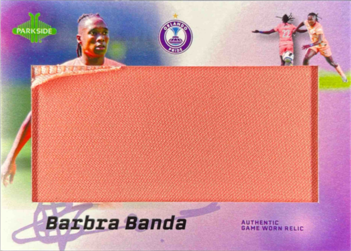 Barbra Banda 2025 Parkside NWSL Series 1 #1 Relic Price Guide - Sports ...