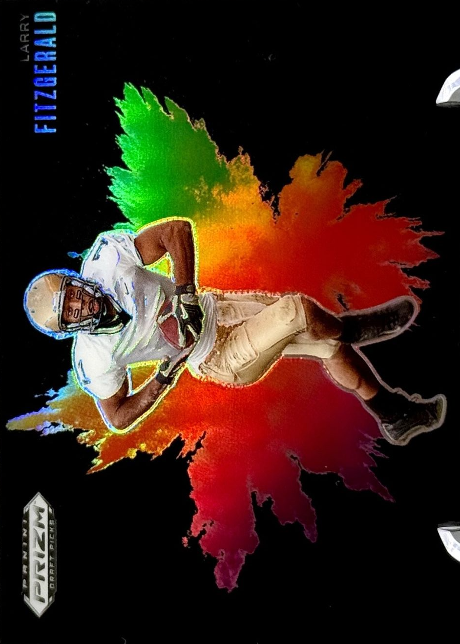 Larry Fitzgerald 2025 Prizm Draft Picks #34 Black Color Blast /(SSP ...