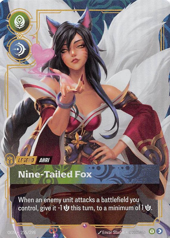 Ahri - Nine-Tailed Fox Riftbound Cards Price Guide - Sports Card Investor