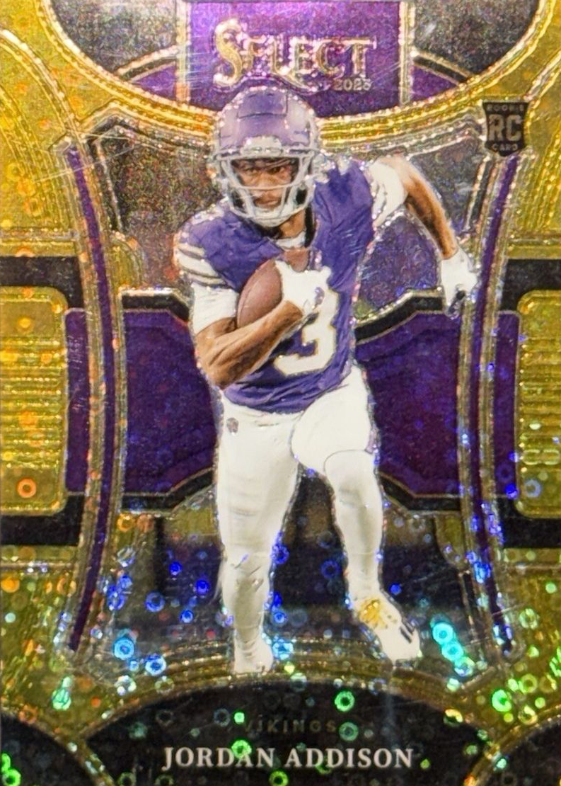 Jordan Addison 2023 Select #462 Suite Level Gold Disco /10 Price Guide ...